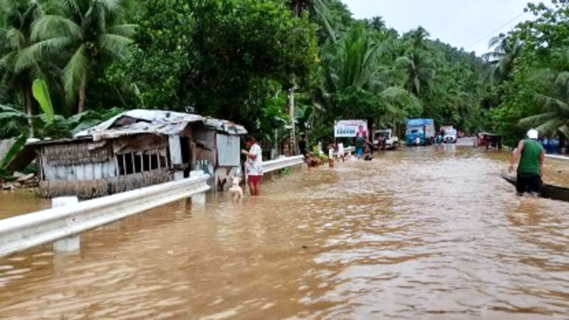 Flooding closes road sections in Samar provinces