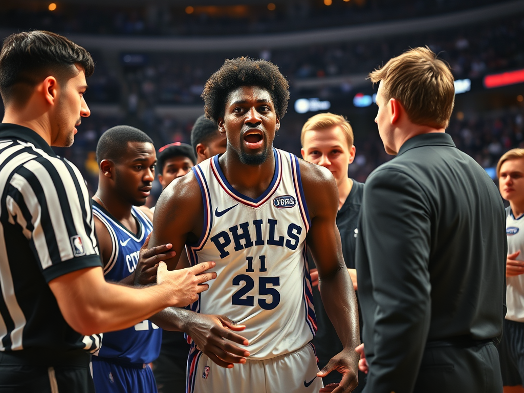 76ers star Joel Embiid ejected for arguing with officials – The Daily ...