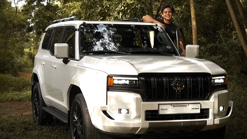 Khalil Ramos rings in 2025 with dream car