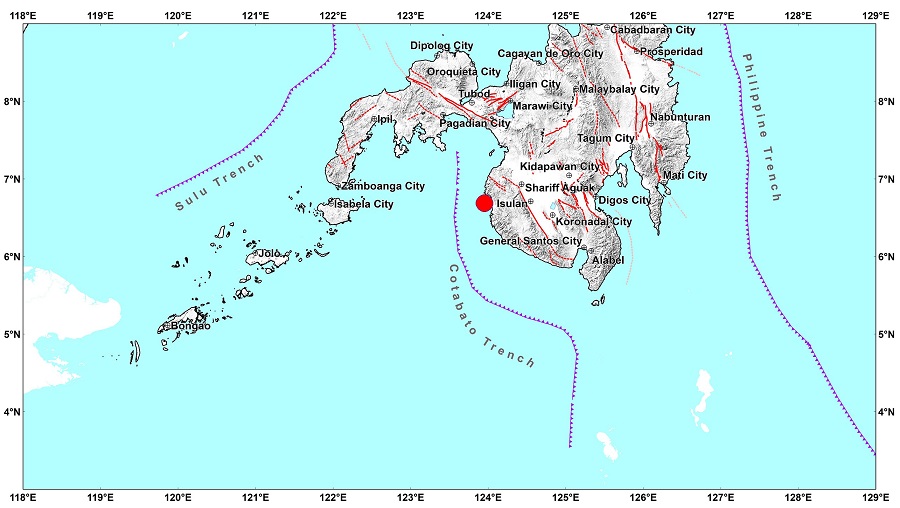 Magnitude 5.1 quake jolts Kalamansig, Sultan Kudarat