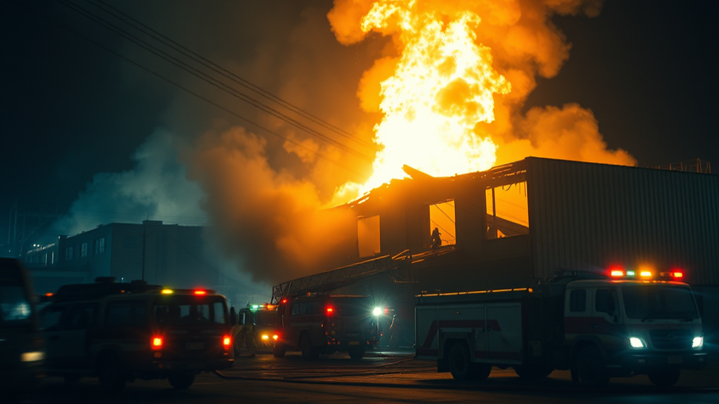 Fire breaks out at Quezon City cold storage