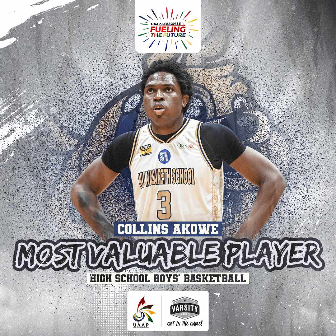 NU-Nazareth’s Collins Akowe leads UAAP boys’ MVP race