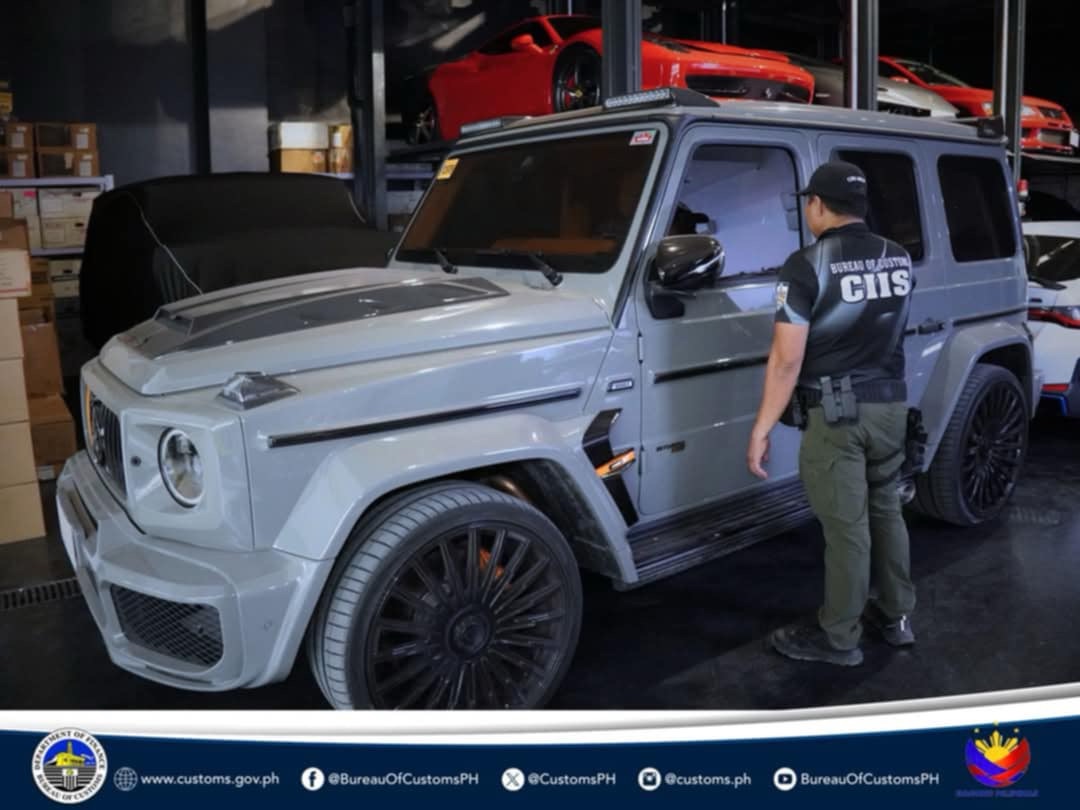Customs agents inspects Taguig warehouse with P900-M luxury cars