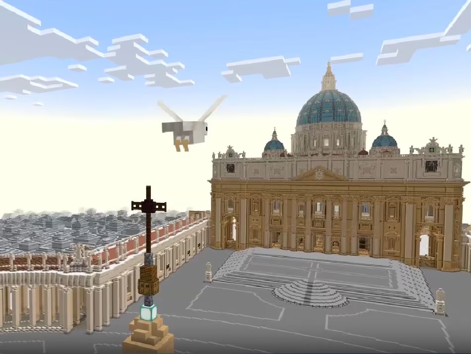 Minecraft Education adds AI-Powered St. Peter’s Basilica experience
