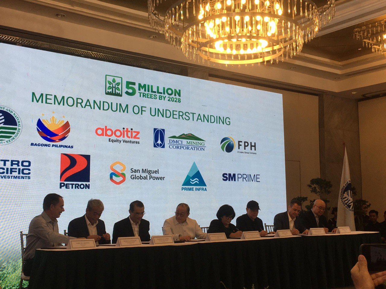 DENR, DepEd, and other Private Sector launch 5M Tree-Planting Project