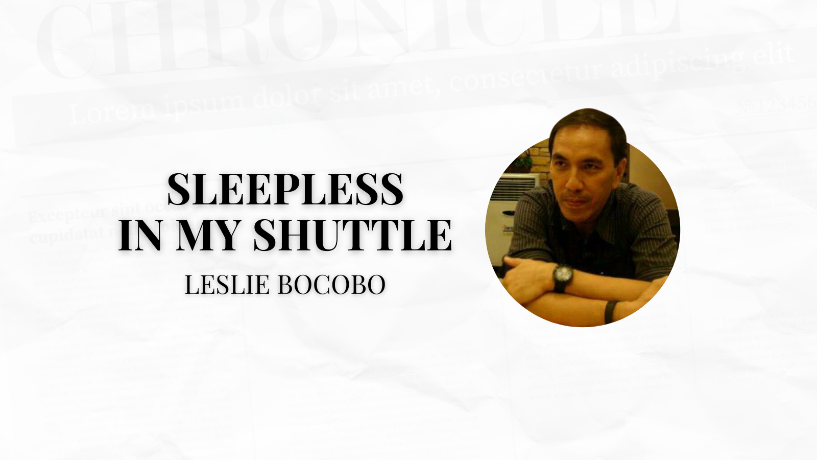 The administrator of convenience – The Daily Chronicle