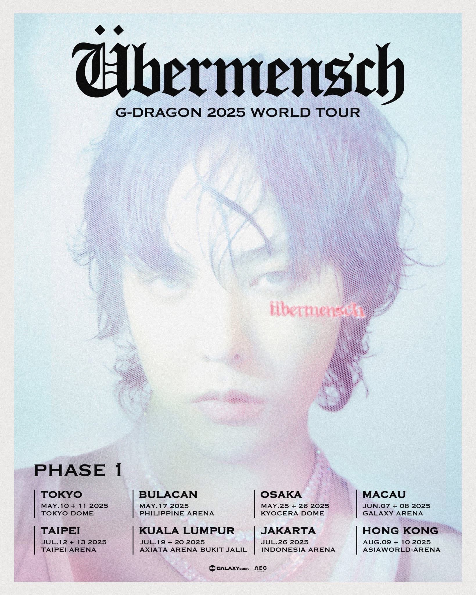 G-Dragon to Bring ‘Ubermensch’ Tour to Philippine Arena on May 17, 2025 ...