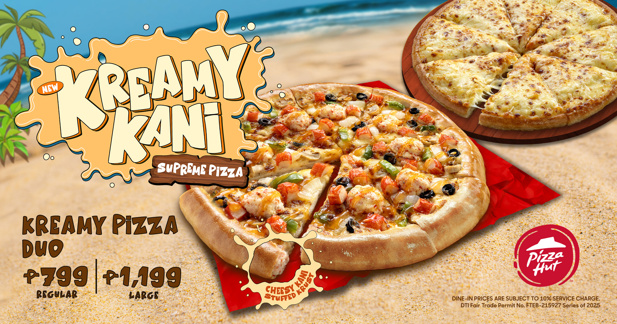 Meat-free pizza for Lent