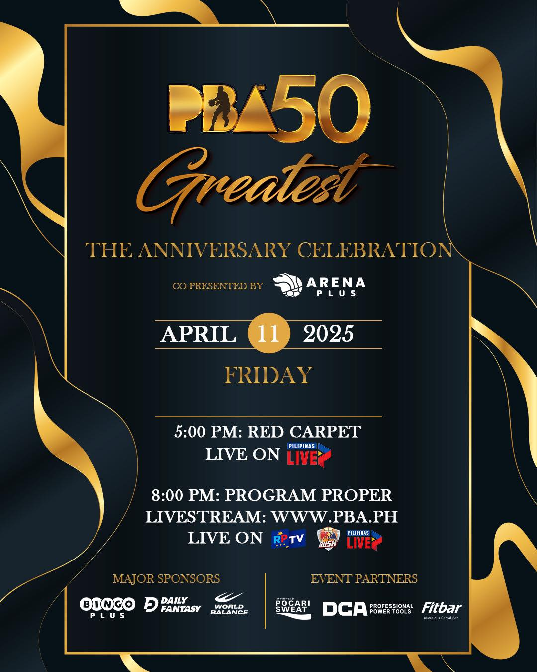 PBA Greatest roster welcomes 10 new members on anniversary gala night ...