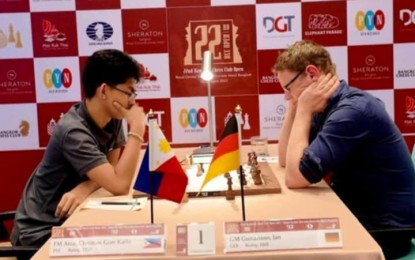 Filipino Master Arca Upsets Gustafsson at Bangkok Chess Open