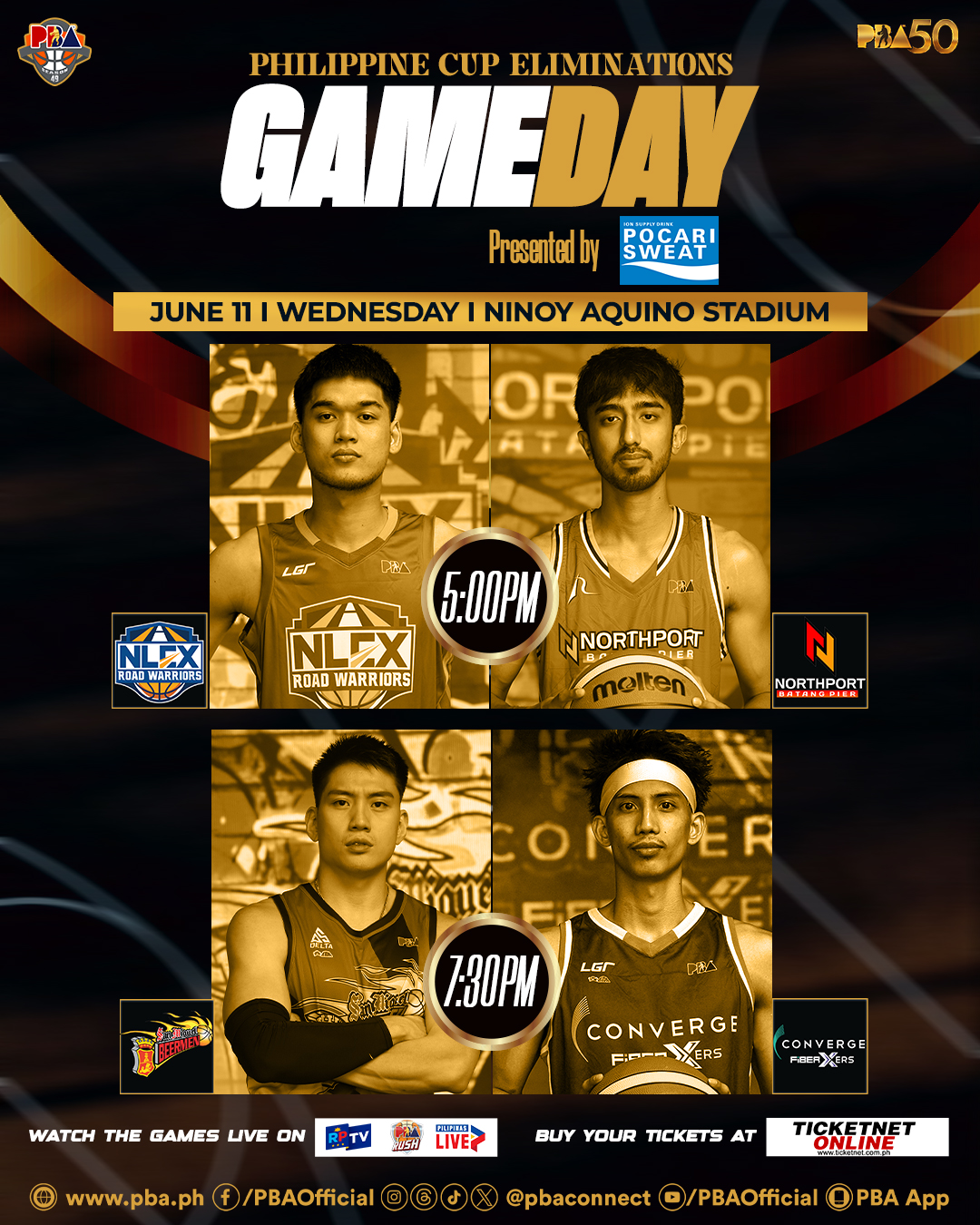 PBA Game Day: NLEX Road Warriors Aim for Victory vs NorthPort