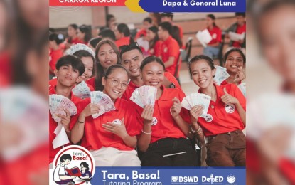 Tutors for DSWD ‘Tara, Basa!’ program in Siargao receive pay