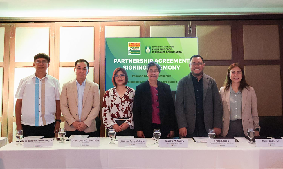 Palawan Group and PCIC team up to bring faster crop insurance payouts ...