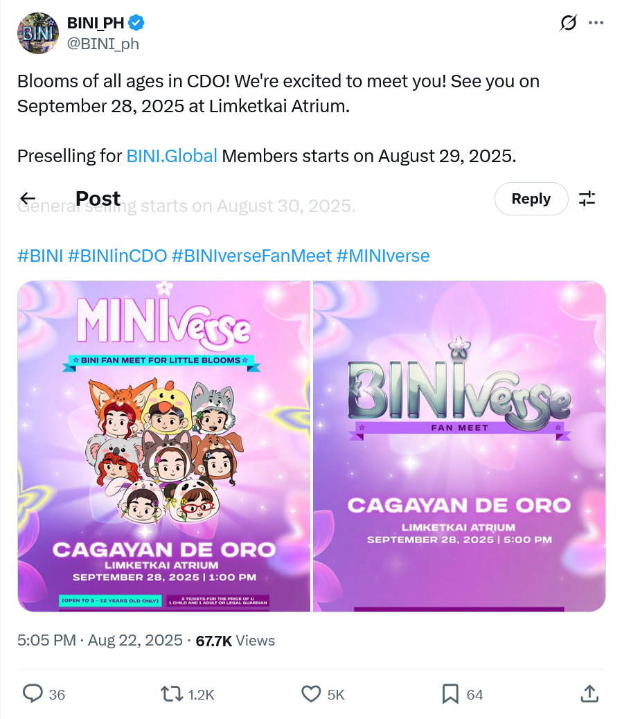 BINI sets sights on Iloilo, CDO, and Philippine Arena comeback with new ...