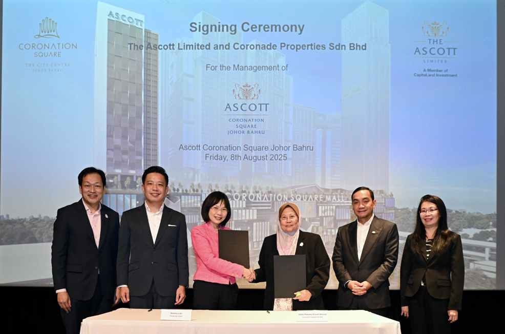 Ascott Launches Flagship Hotel in Johor's Coronation Square