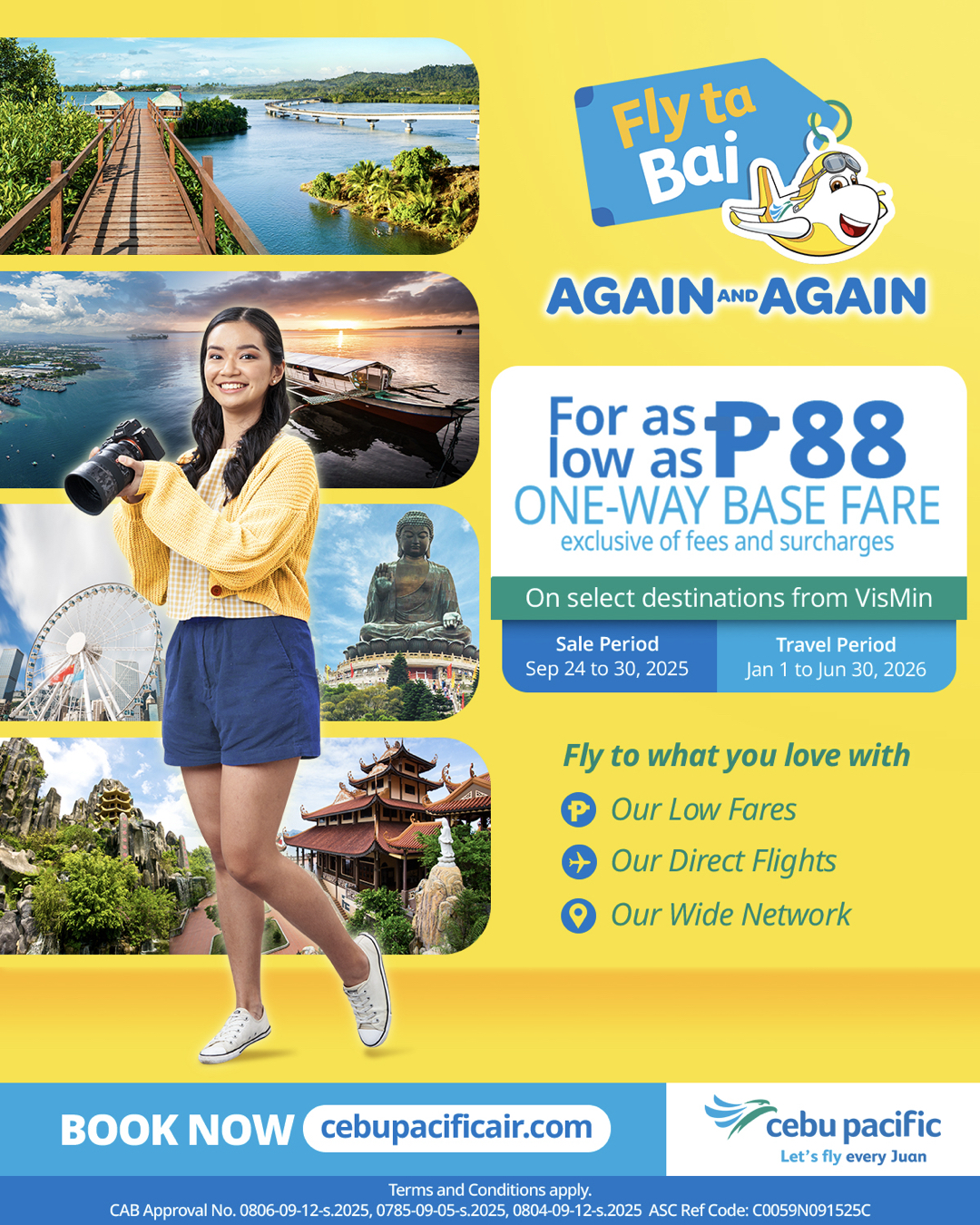 Cebu Pacific Launches PHP 88 Seat Sale for Vis-Min Travelers