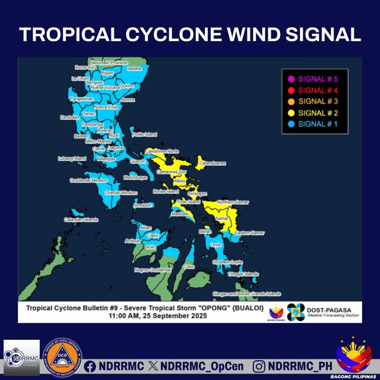 Philippines Activates Disaster Response for Tropical Storm Opong