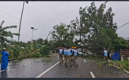 PNP bolsters typhoon Opong response with road-clearing, rescue and ...