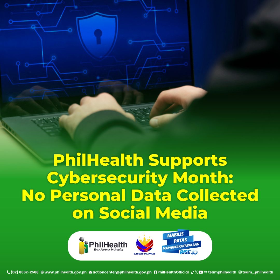 PhilHealth reaffirms data privacy commitment during Cybersecurity Month