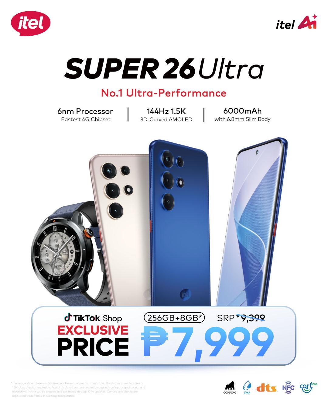 itel Super 26 Ultra lands in PH, flagship power meets smart AI