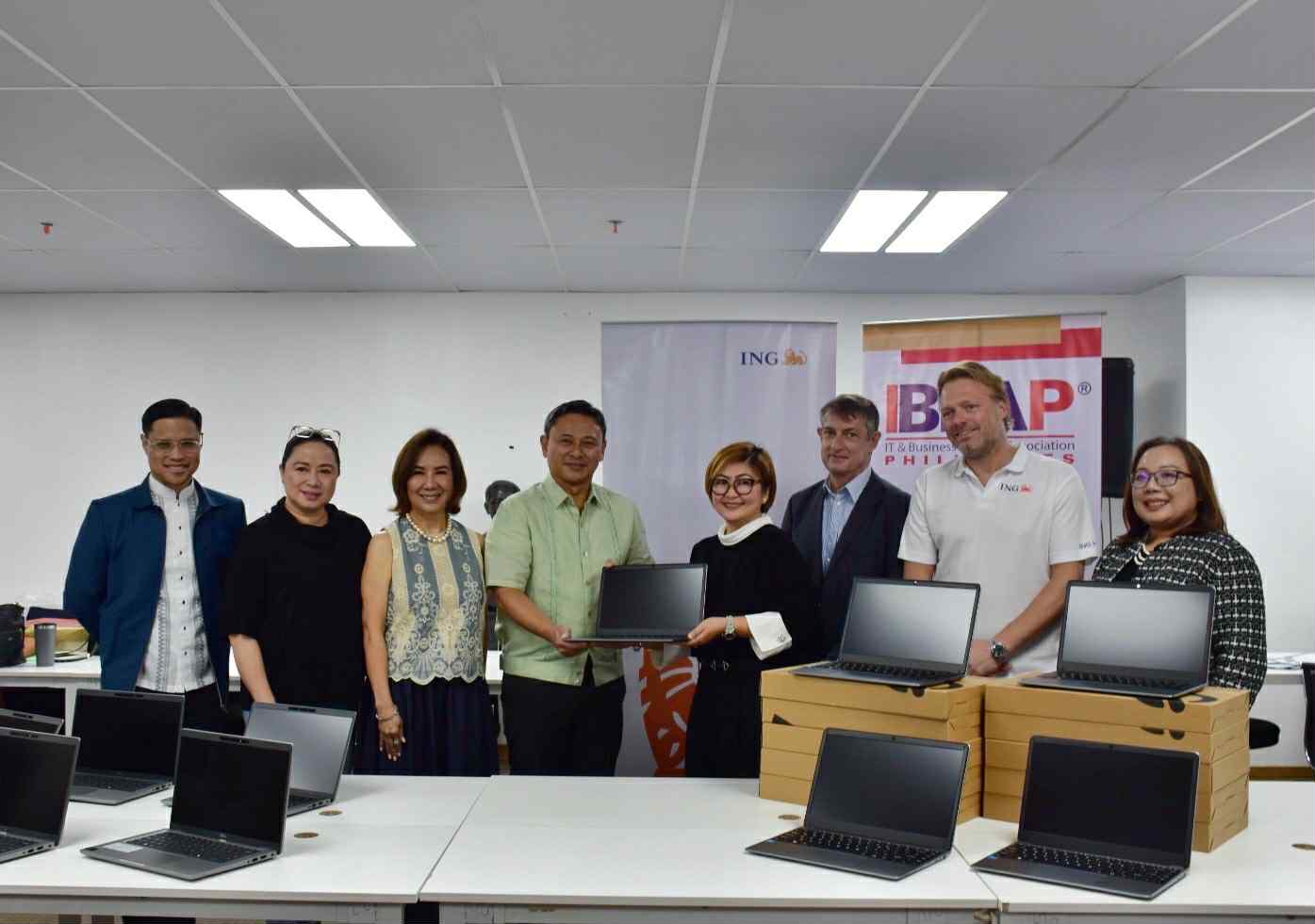 ING Hubs Philippines boosts digital learning, donates 150 laptops to DepEd