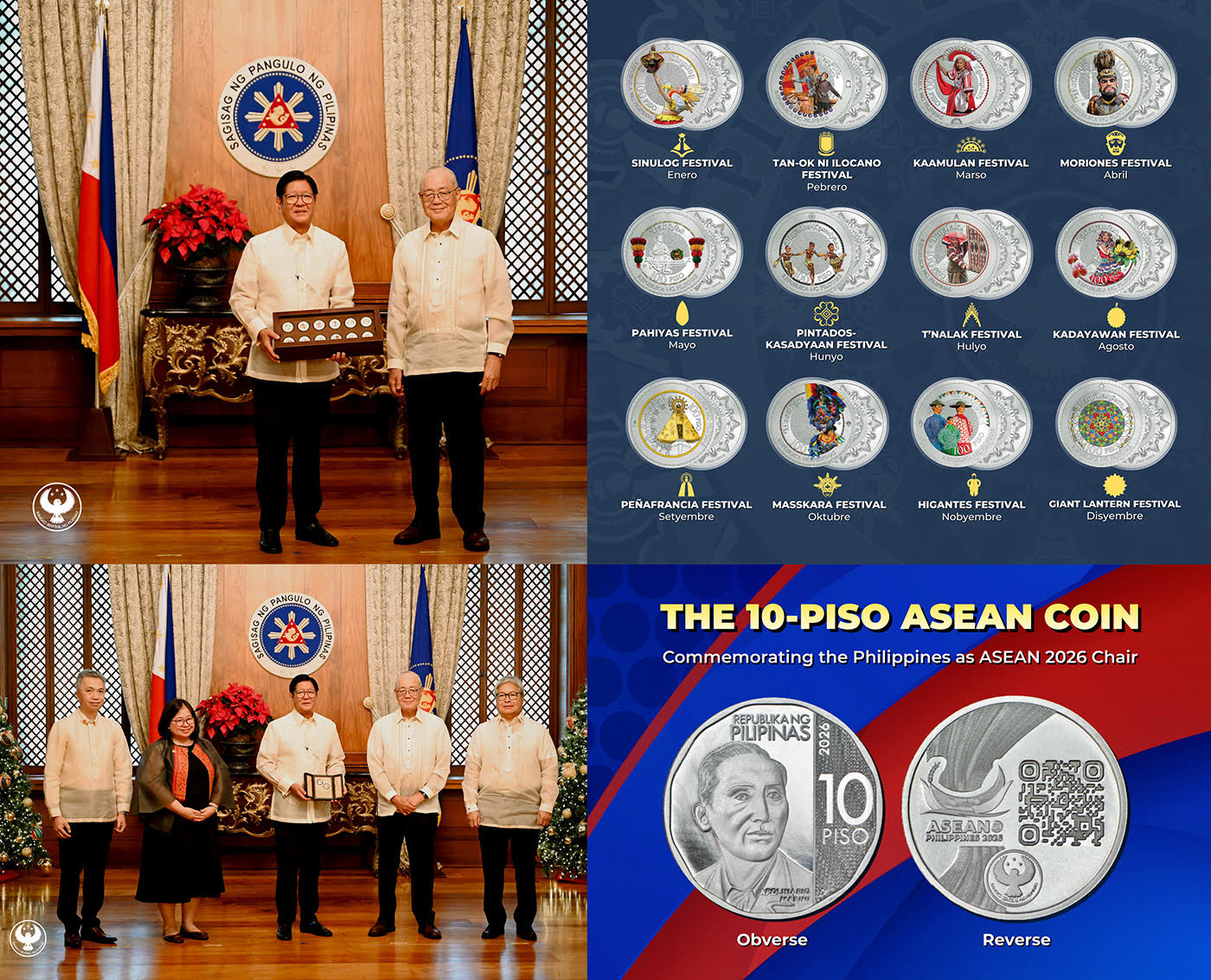Philippine Festivals Commemorative Coins Unveiled by BSP