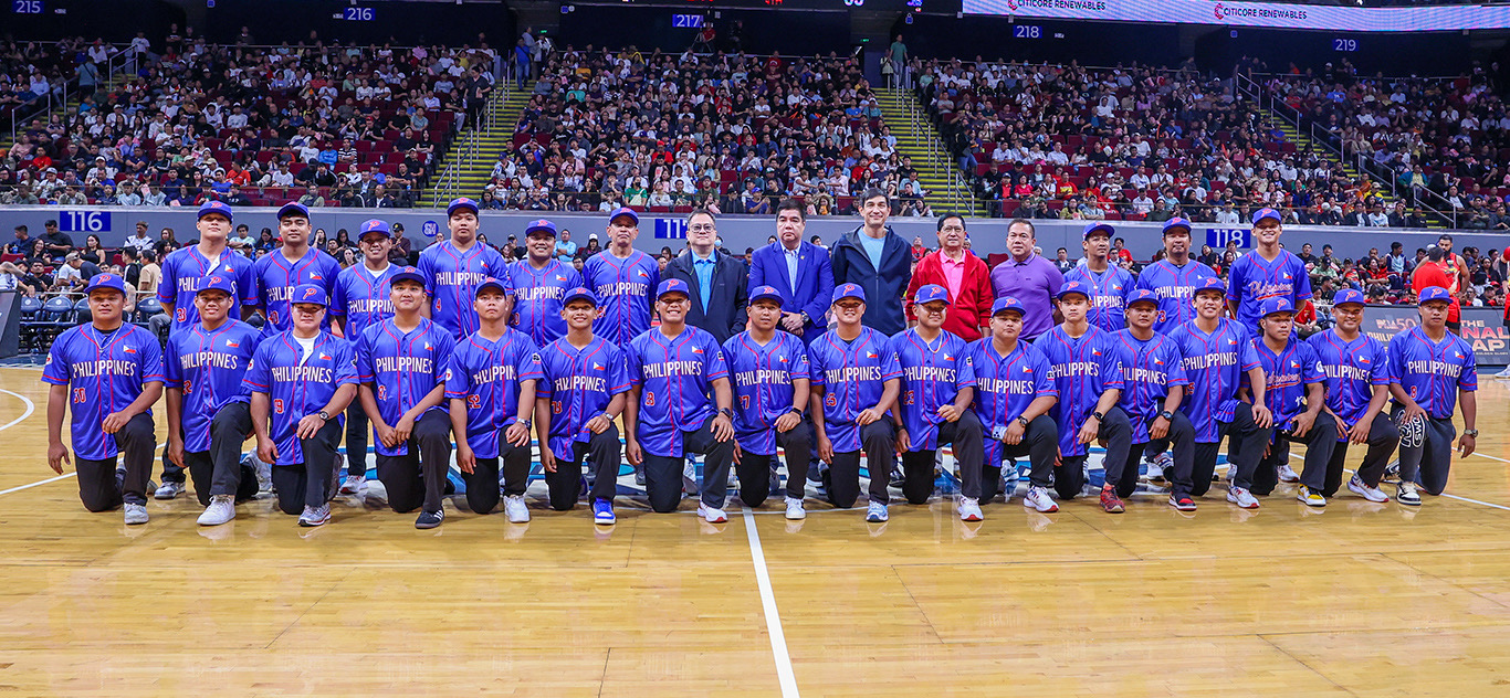 PBA Honors National Baseball Team During Philippine Cup Finals